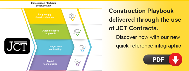 Construction Playbook Delivered Through The Use Of Jct Contracts – The 